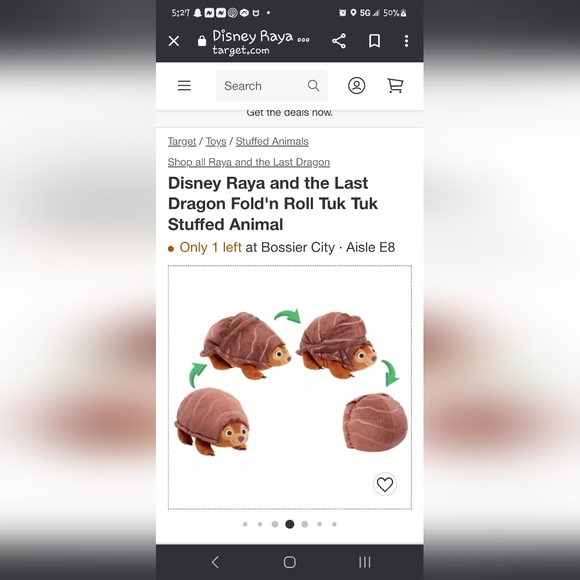 Disney | Toys | New Raya Tuck Fold Disney The Last Dragon | Poshmark